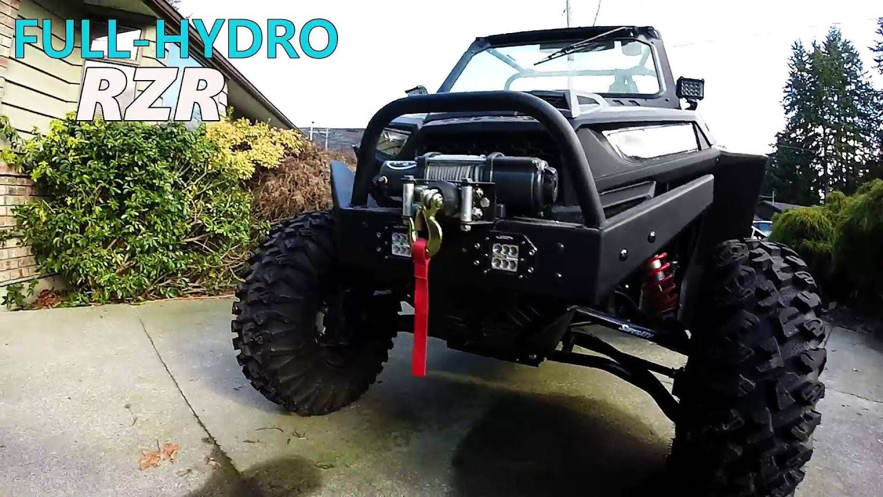 POLARIS RZR FULL HYDRO STEERING - YouTube