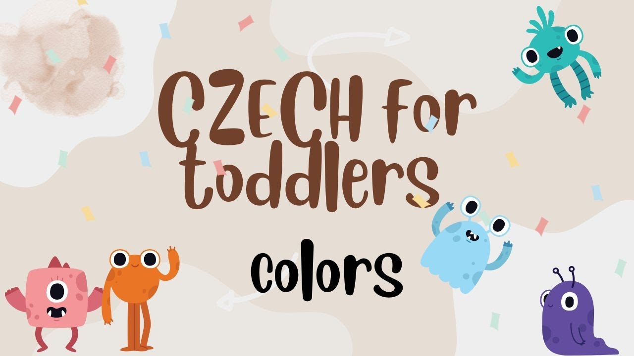 CZECH for toddlers - colours - YouTube