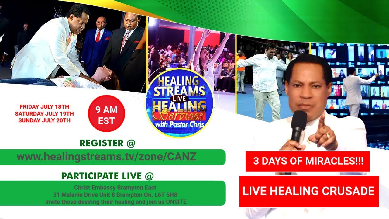 Day 3 | HEALING STREAMS LIVE HEALING SERVICE WITH PASTOR CHRIS || JULY ...