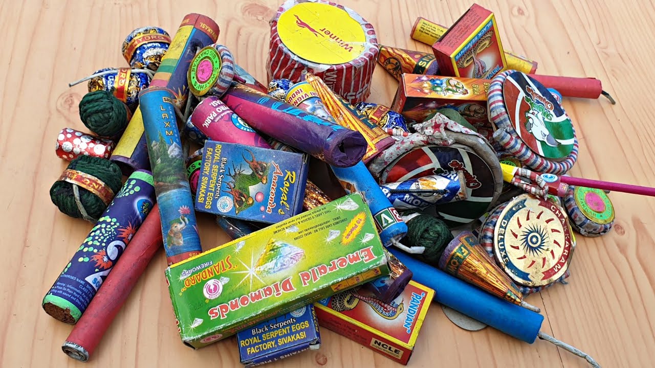 Different types of Fireworks testing, Diwali fireworks experiment ...