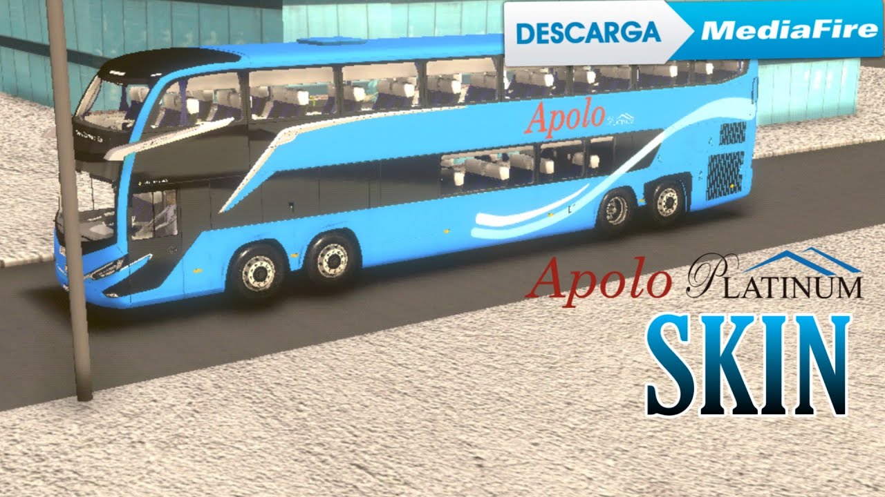 SKIN APOLO PLATINUM | MARCOPOLO G8 | PROTON BUS SIMULATOR - YouTube