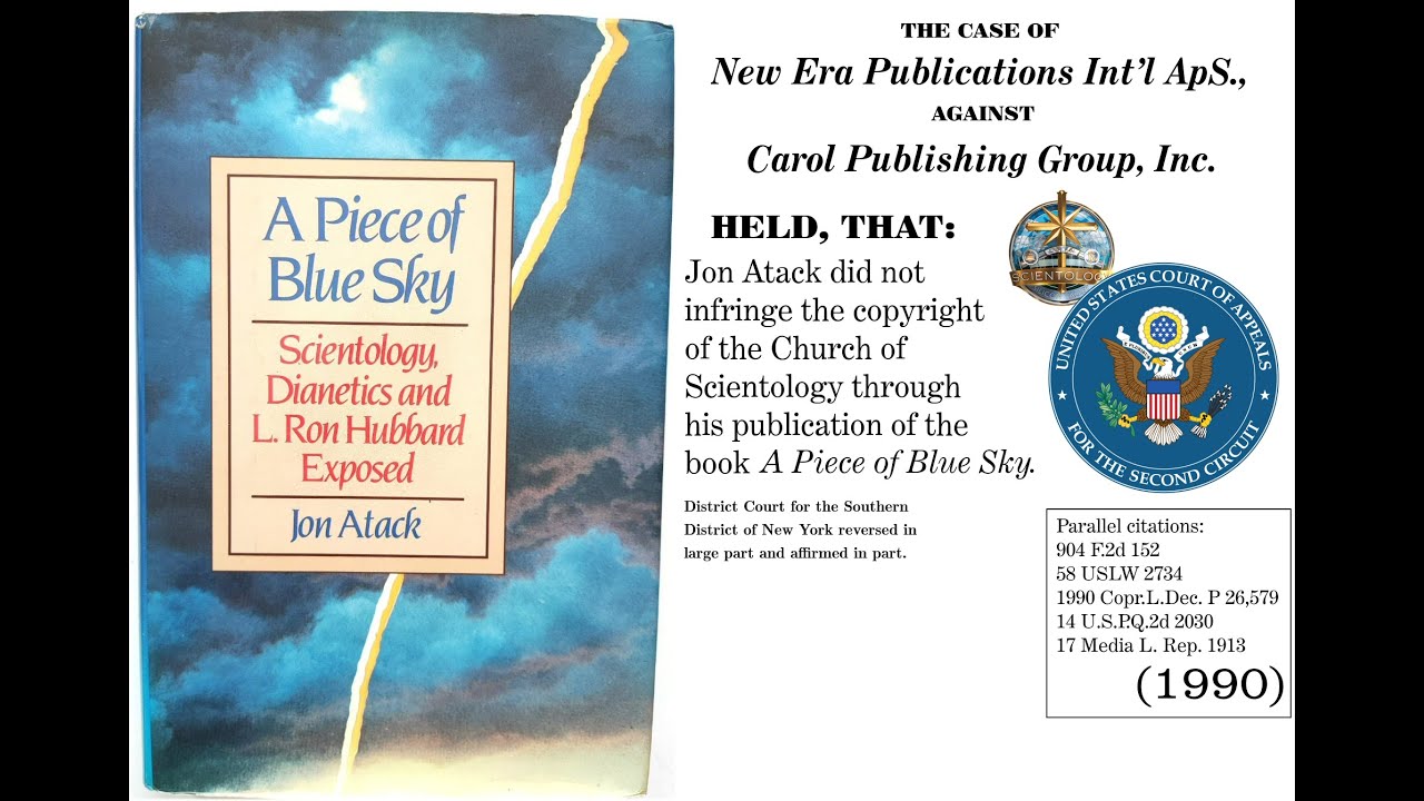 New Era Publications Int'l ApS (Scientology) v. Carol Publishing Group ...