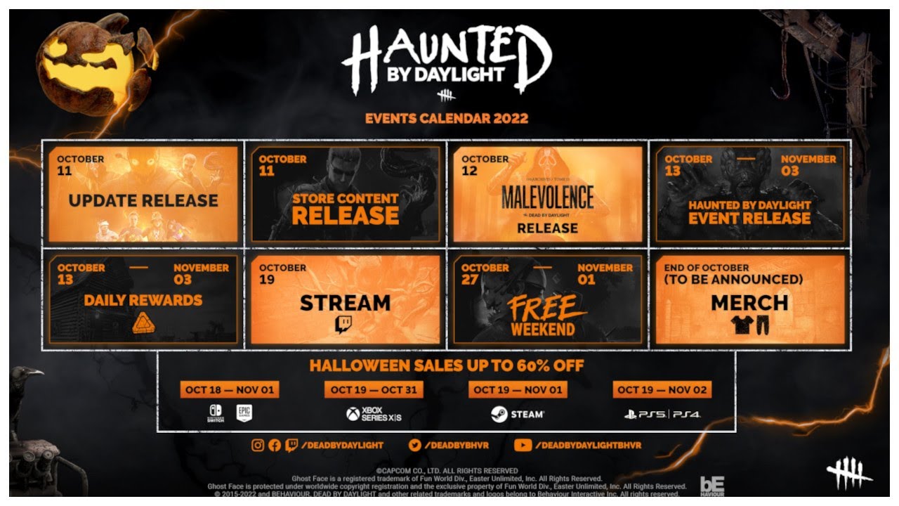 Dead By Daylight NEW Halloween event - Ghostface Archives, Blighted ...