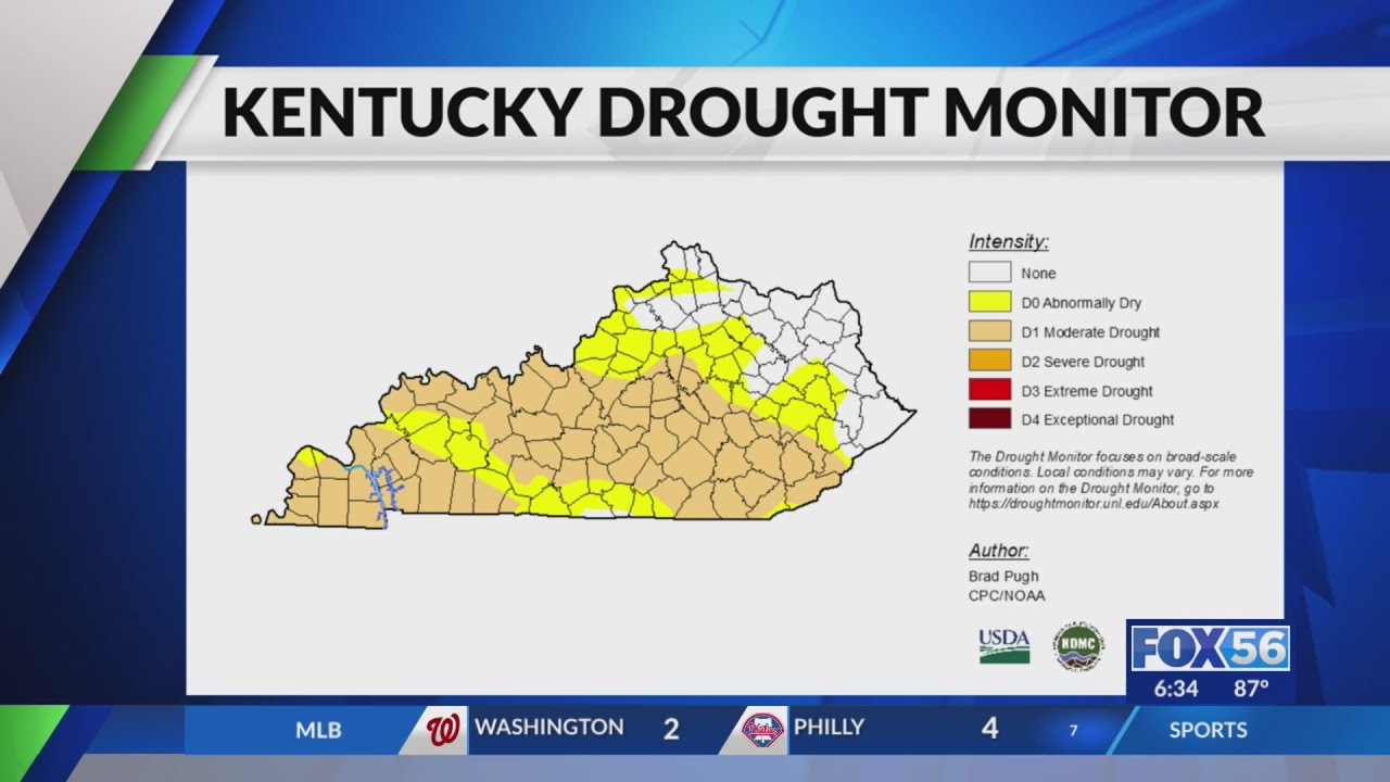 Majority of Kentucky experiencing moderate drought - YouTube