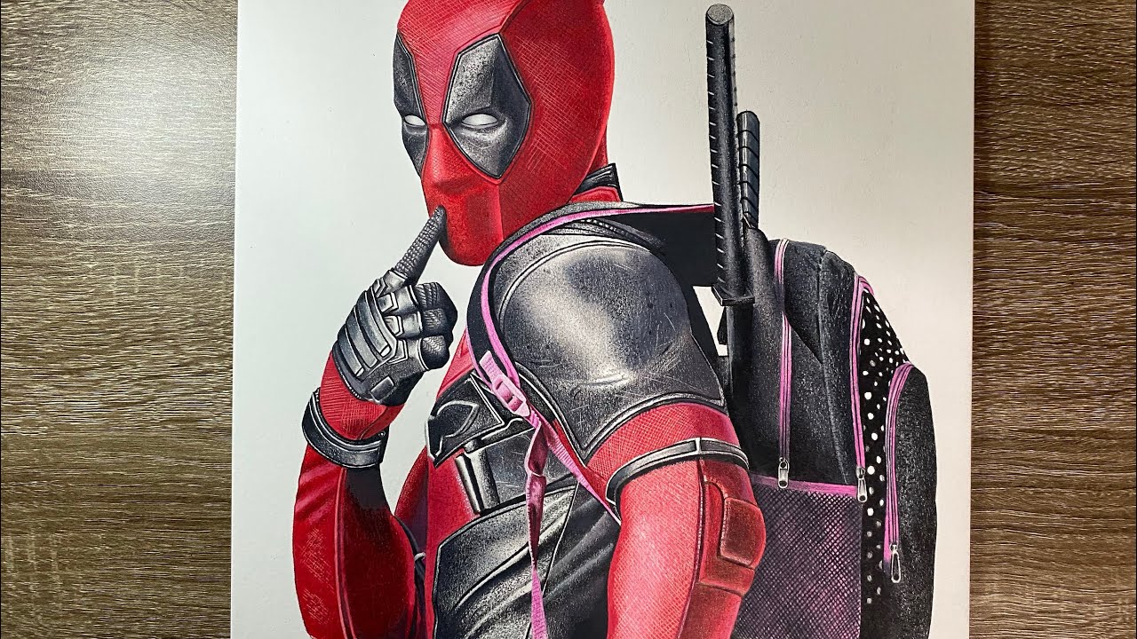 Deadpool drawing ( Ryan Reynolds) - YouTube