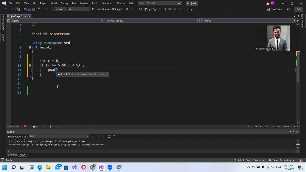 and or pow sqrt - YouTube