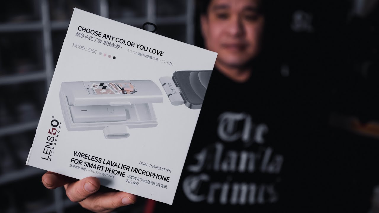 LENSGO 518C WIRELESS MICROPHONE FOR SMARTPHONE - YouTube