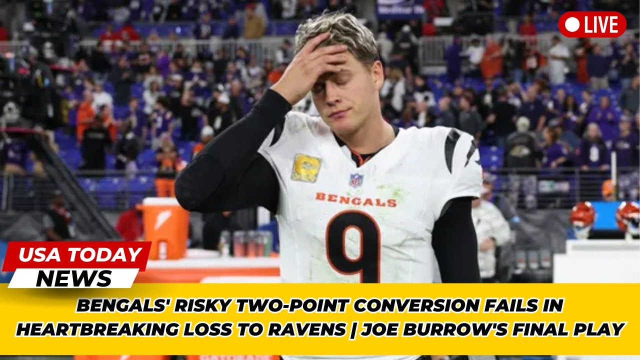 Bengals' Risky Two-Point Conversion Fails in Heartbreaking Loss to ...
