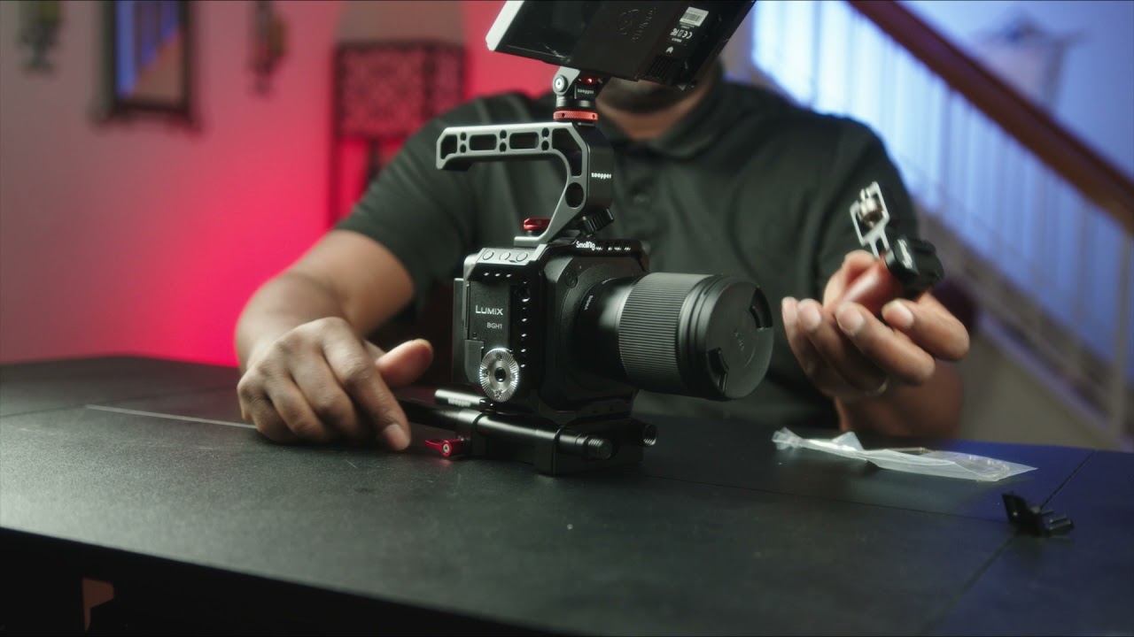 RIGGING MY PANASONIC BGH1, SMALLRIG CAGE & MORE - YouTube