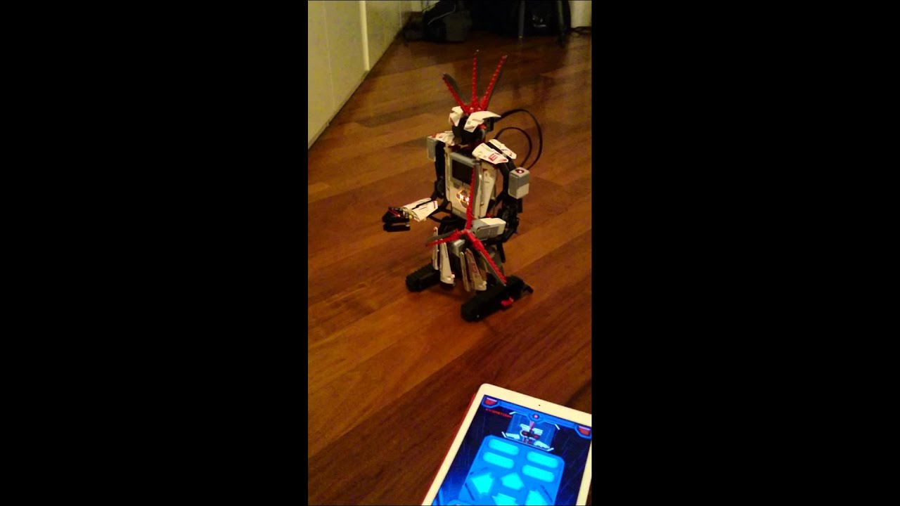 control LEGO mindstorms EV3 with ipad - YouTube