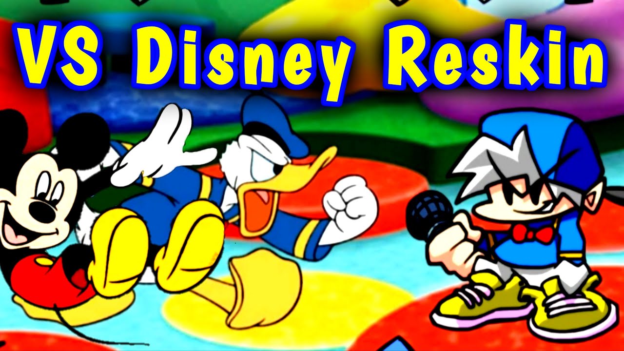 Friday Night Funkin'🆚 Nermal 1.5 Update ( Disney Reskin). FNF Mod# ...