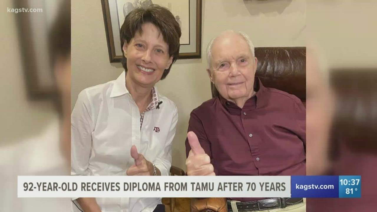 Exceptional Aggies: 92-year-old set to graduate from Texas A&M ...