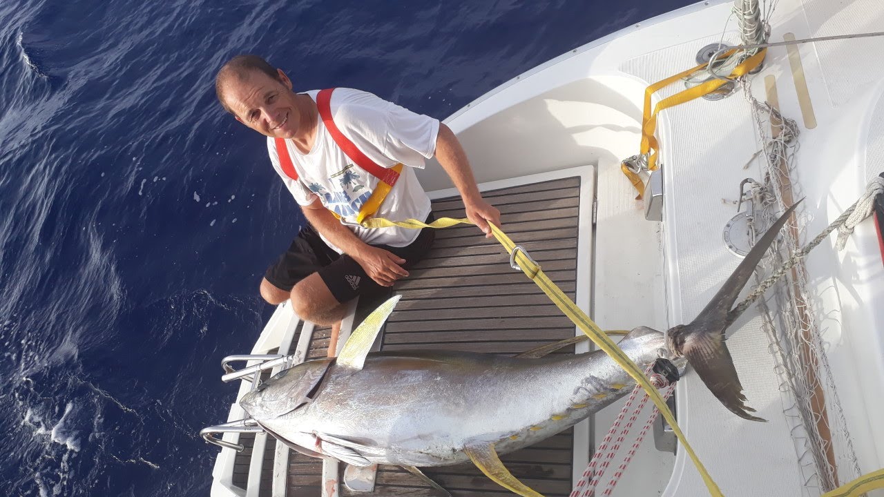 We catched a 70kg yellowfin tuna! - YouTube