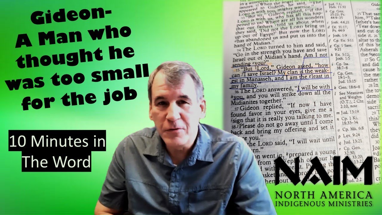 Gideon (1)- An unlikely choice to be a judge (Judges 6:11-16) - YouTube