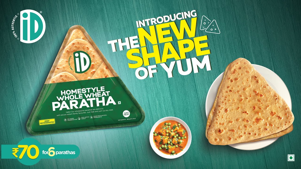 Introducing iD’s Homestyle Paratha - The New Shape of Yum - YouTube