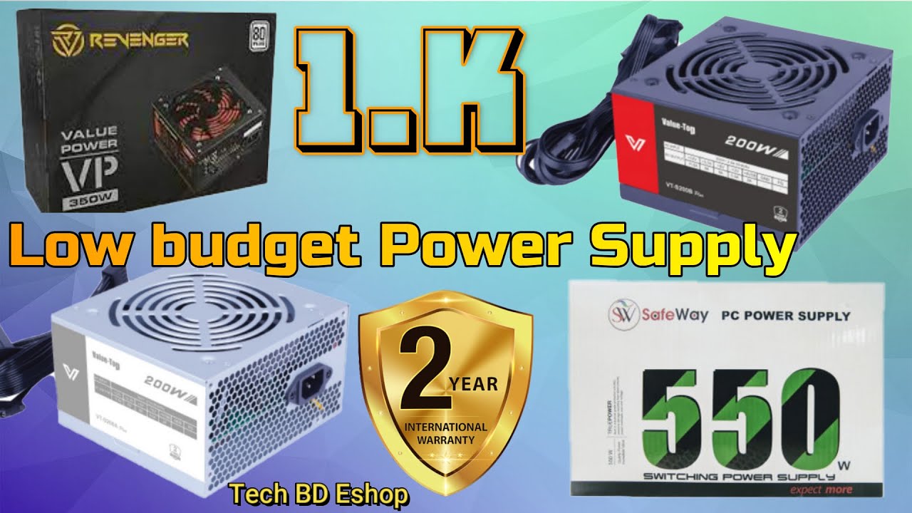 Low budget best quality Power Supply price in bd 2022 SAFE WAY VALUE ...