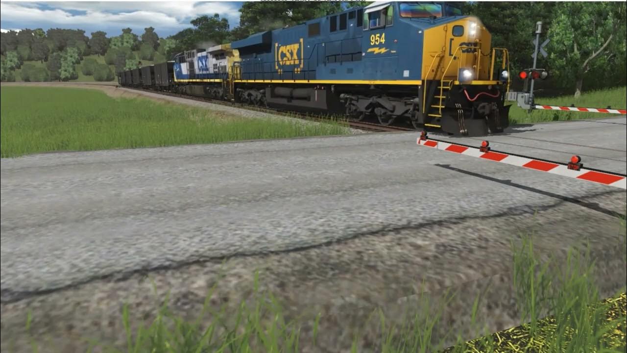 Railfanning Csx Trains In The Mountains, Trainz 19 - YouTube