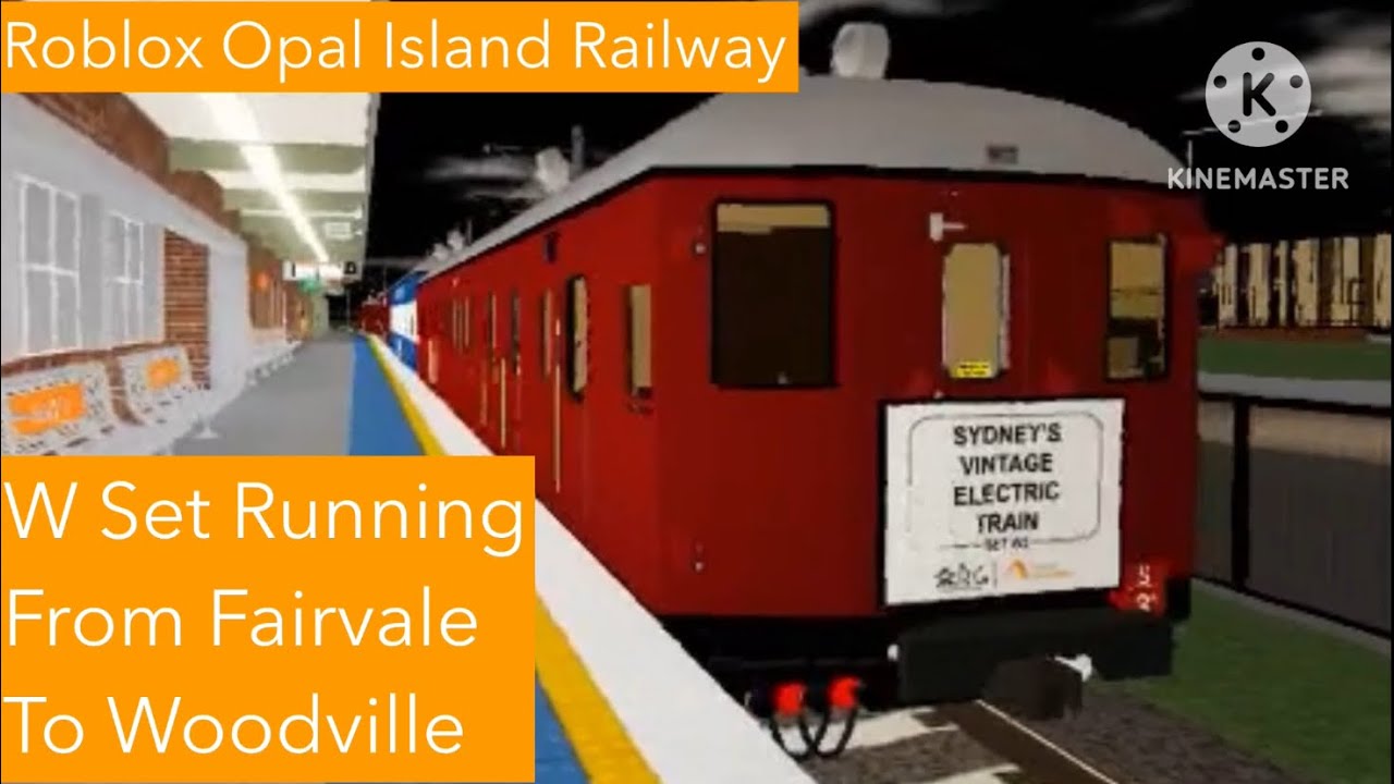 Roblox Opal Island Railway - W Set Running Fairvale To Woodville - YouTube