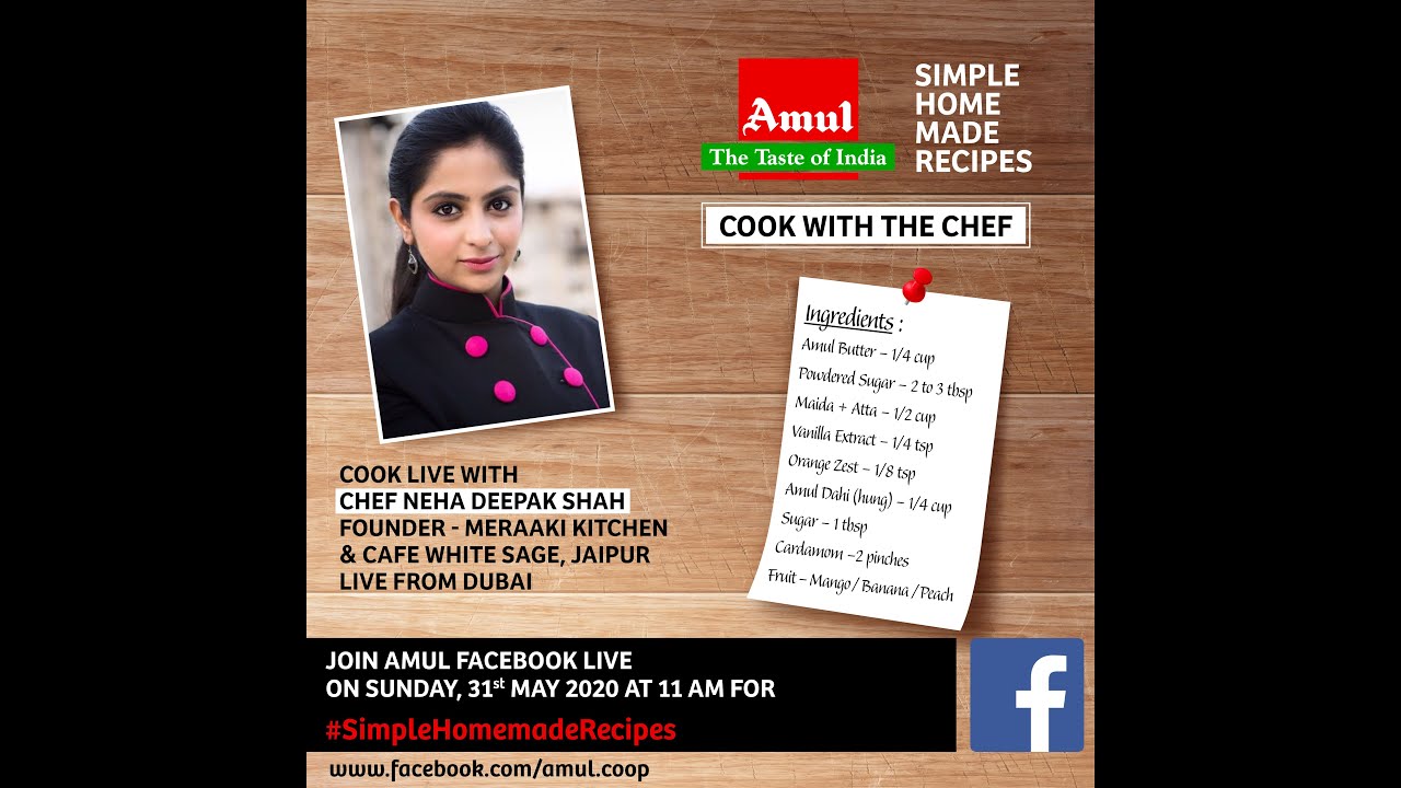 Chef Neha Deepak Shah, Episode 337: #SimpleHomemadeRecipes Facebook ...