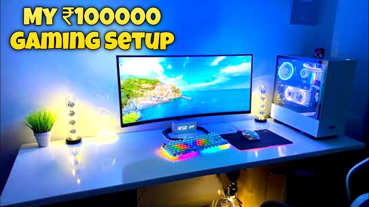 My ₹100000 Gaming Setup Tour 2022 - YouTube