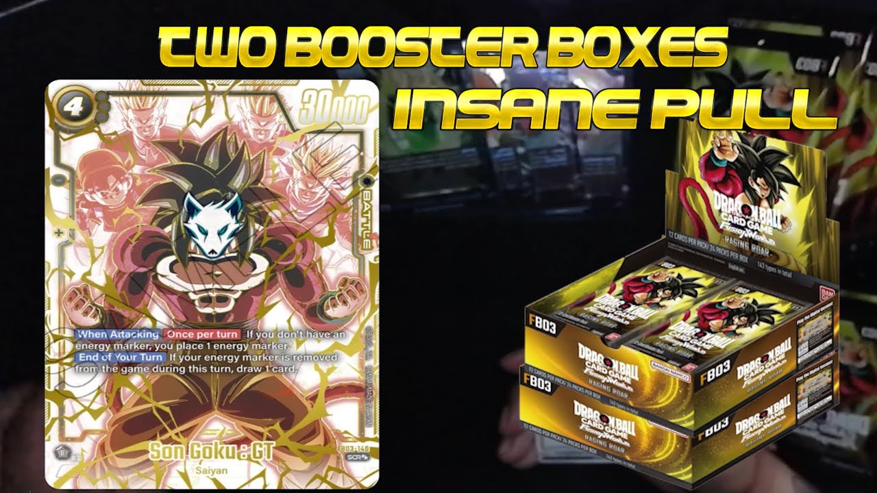 DRAGON BALL SUPER FUSION WORLD RAGING ROAR BOOSTER BOX OPENING - YouTube