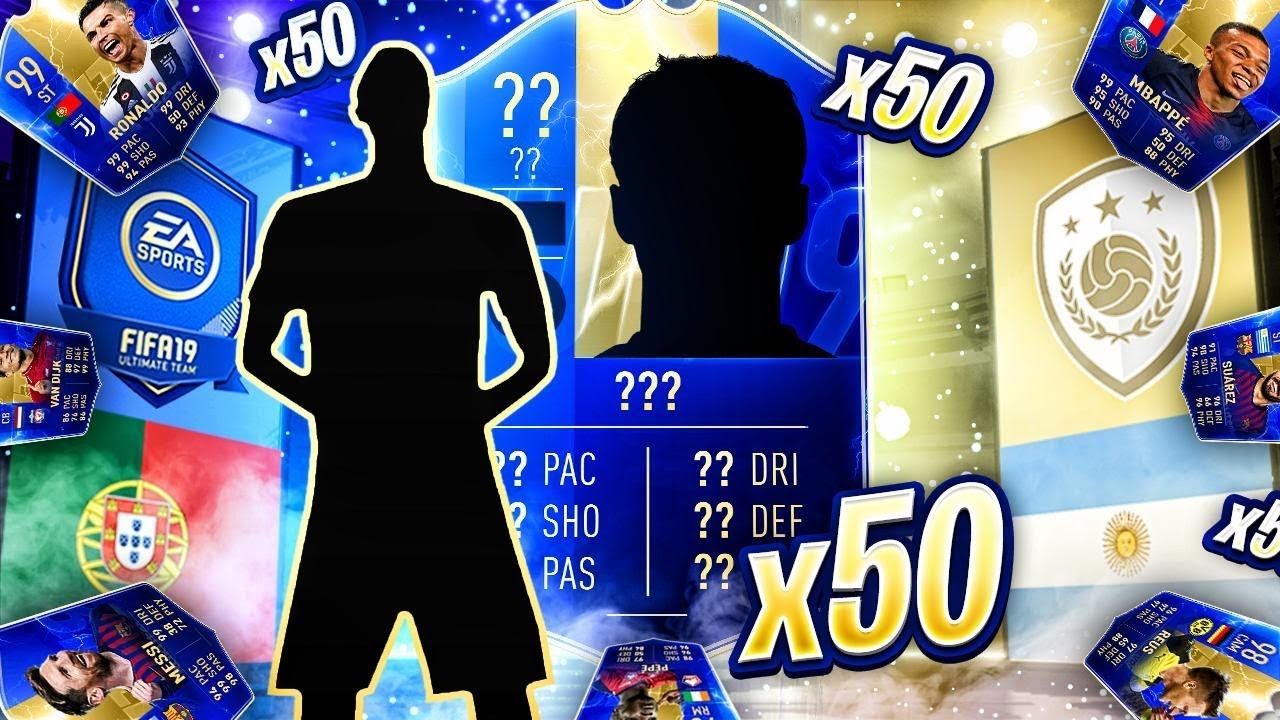50 GUARANTEED ULTIMATE TOTS PACKS! - YouTube