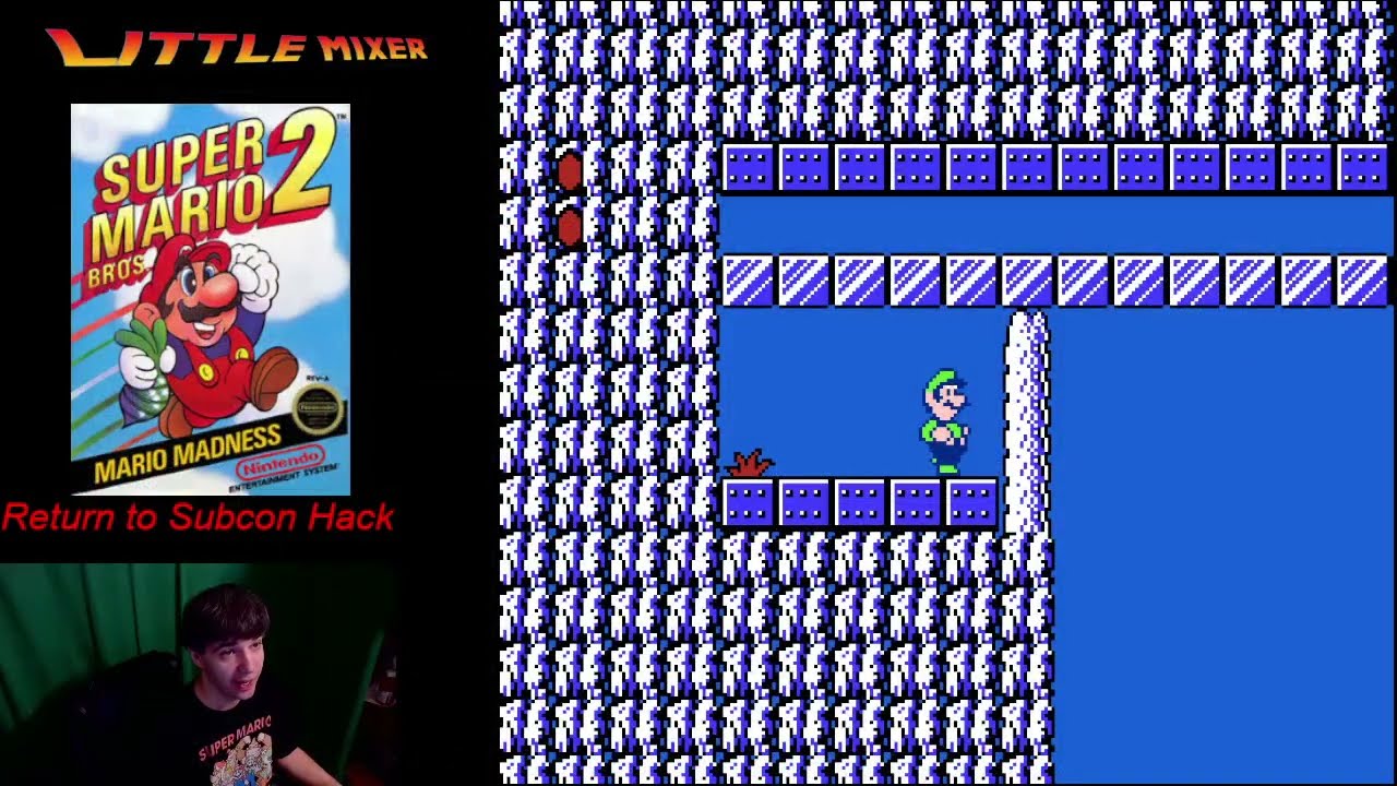 Super Mario Bros 2 - Return to Subcon - Kaizo light romhack - Day 2 ...