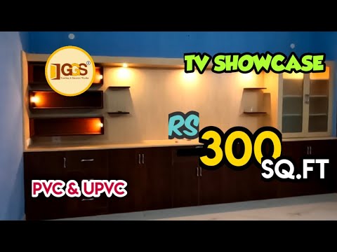 New PVC TV Unit Design - TV SHOWCASE DESIGN | PVC INTERIOR DESIGN ...