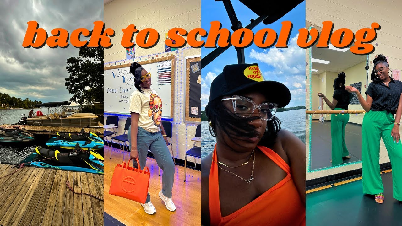 BACK TO SCHOOL VLOG (classroom decorating, first day of school, & last ...