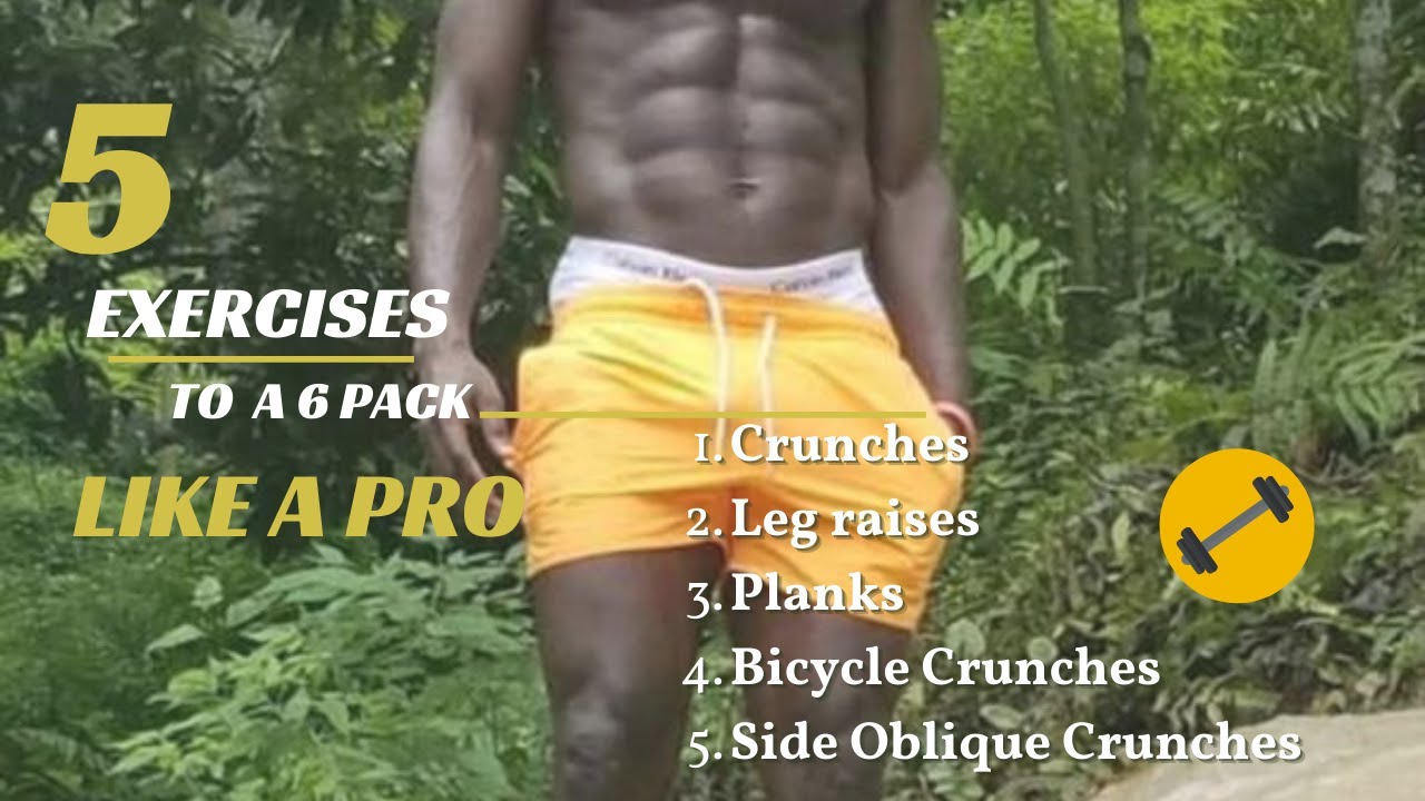 5 Ab Exercises To A 6 Pack Like A Pro - YouTube