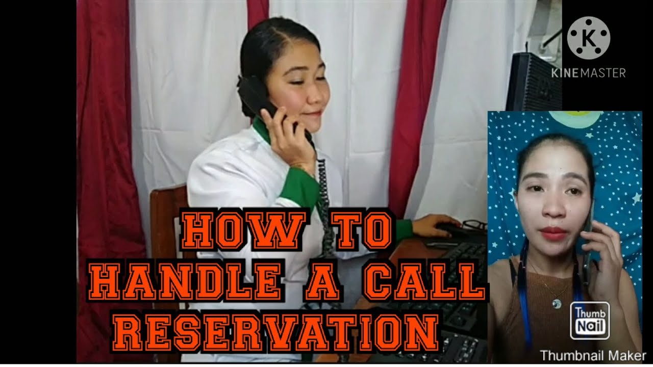 How to handle call reservations| Hospitality management - YouTube