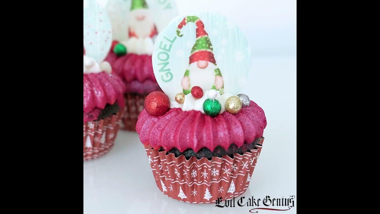 Christmas Gnome Cupcakes - YouTube