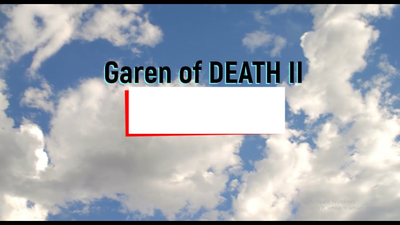 Garen of DEATH II(Minecraft map)(Trailer) - YouTube