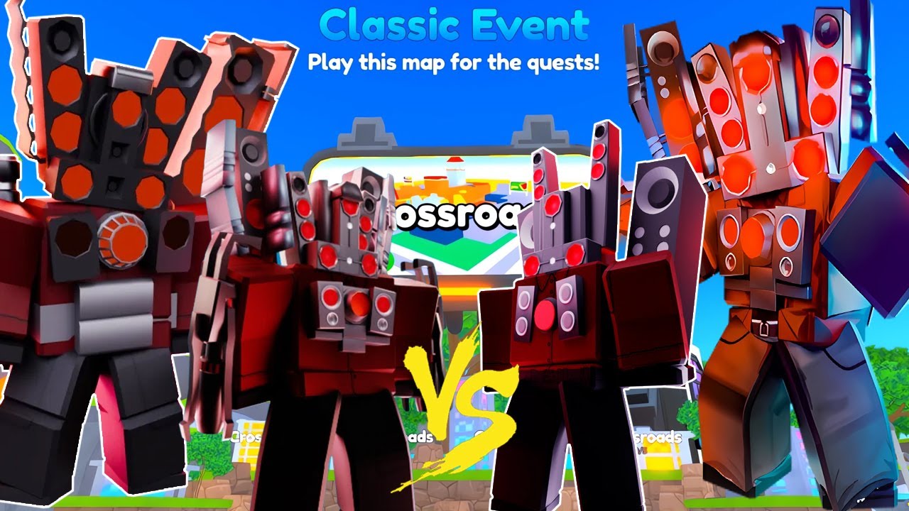 HYPER vs KNIFE UTS vs Upgrageg TS vs Titan Speakerman ☠️ Toilet Tower ...