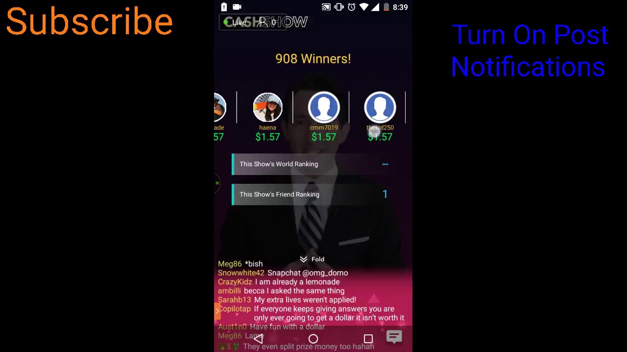 Get a Chance To Win Some Free Money [Cash Show App] - YouTube