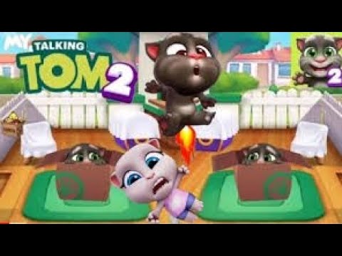 My talking tom blue brown wali Angela |My talking tom and friends |My ...