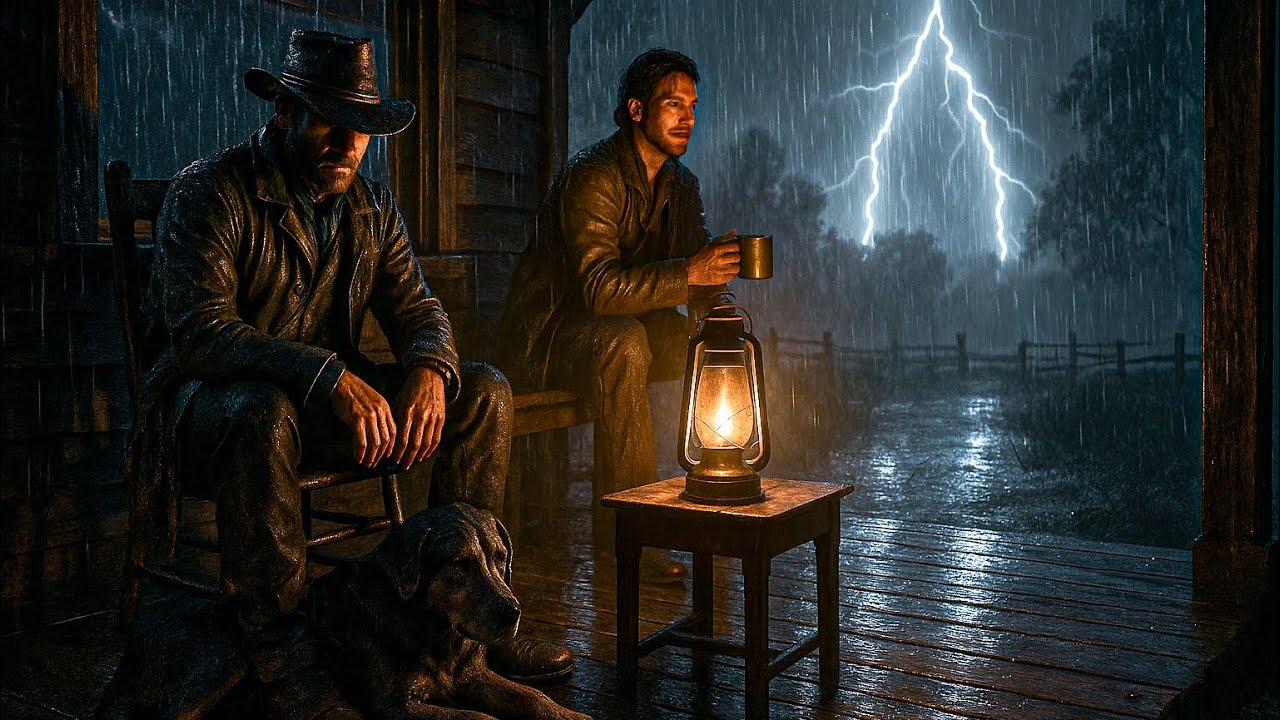 Sheltering in Valentine Porch – Arthur, His Loyal Dog & Friend during ...