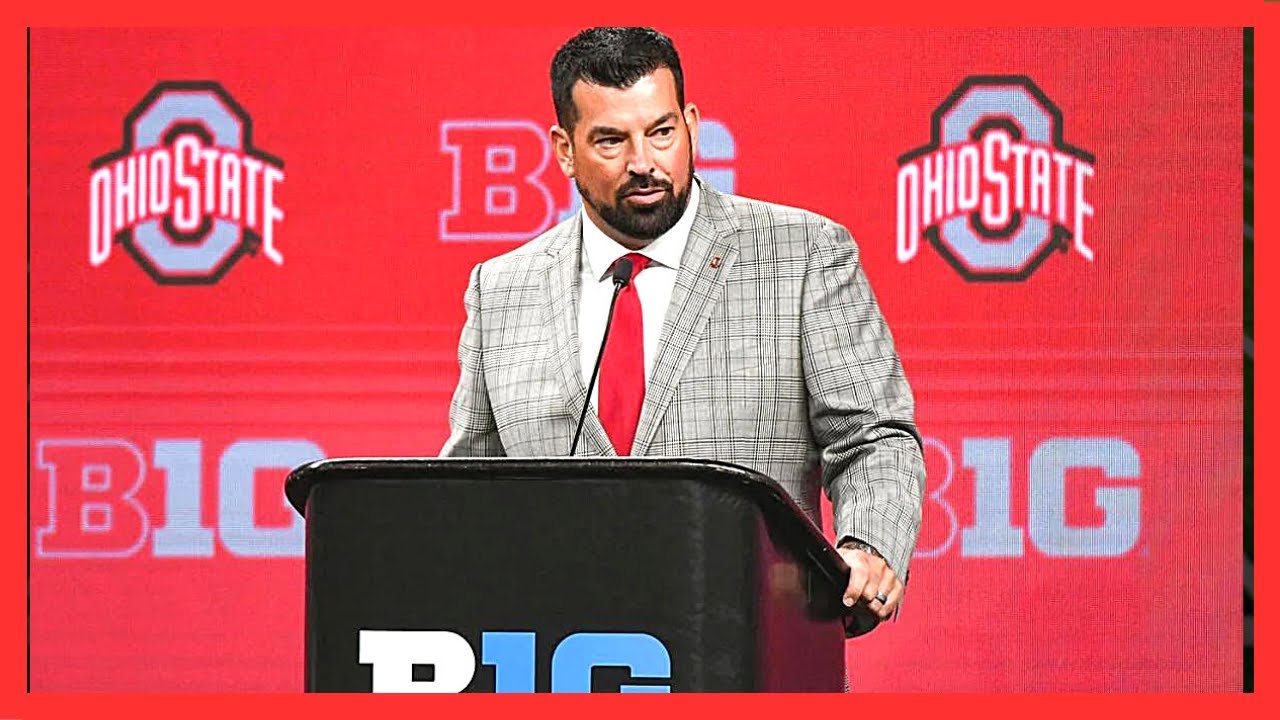 Ryan Day - Ohio State at Big Ten Media Days - YouTube