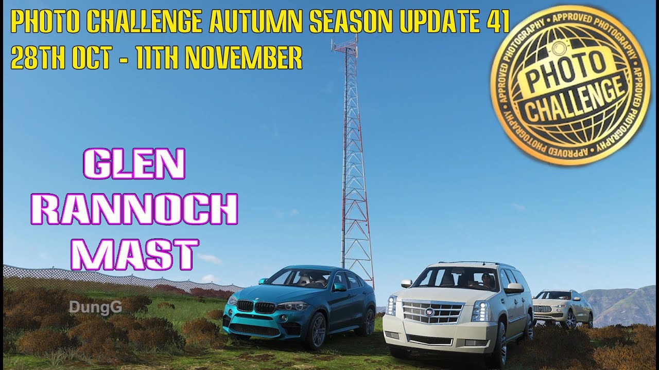 Forza Horizon 4 Photo Challenge - Glen Rannoch Mast - Autumn season ...