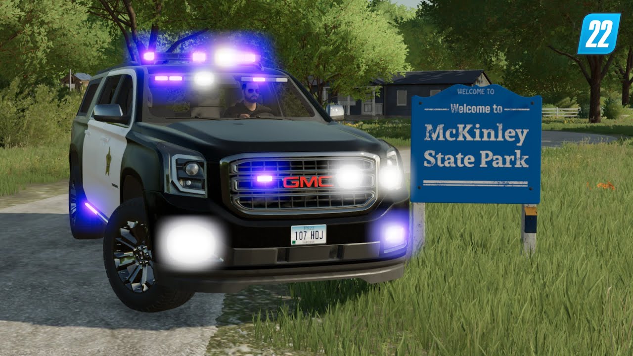 FS22 - GMC YUKON SHERIFF - US American POLICE Car mod for Farming ...