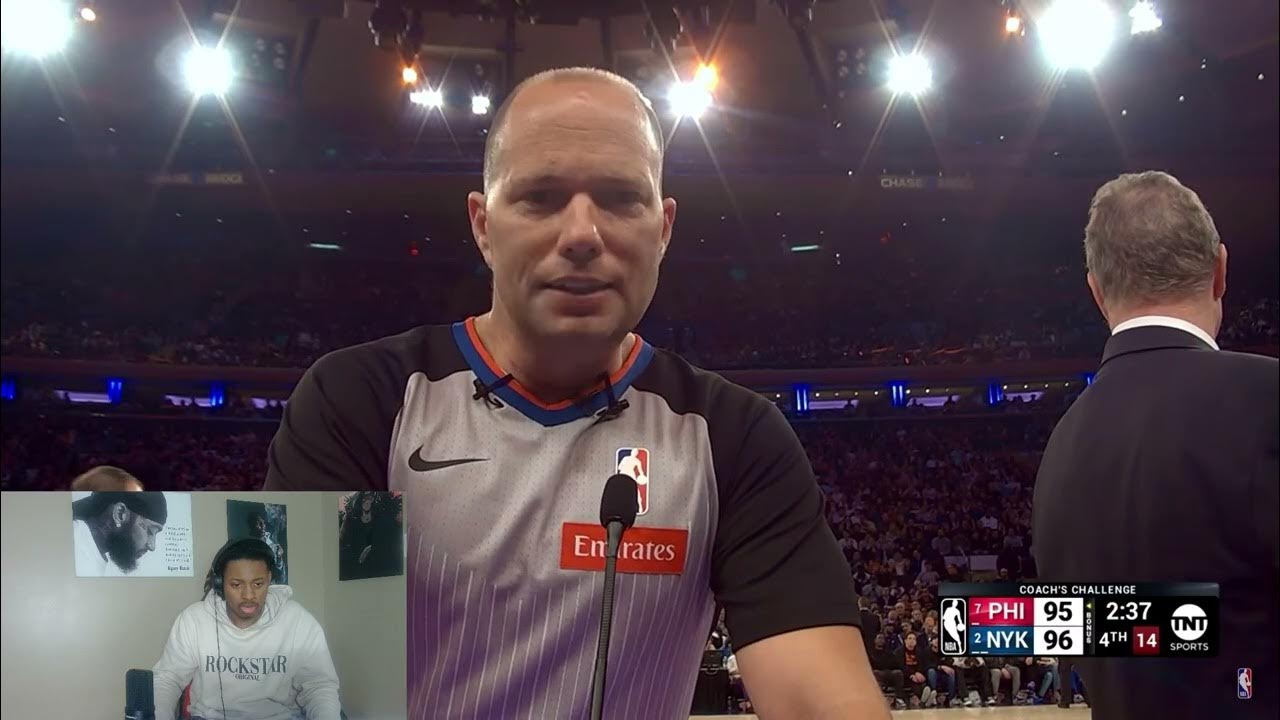 REFS KINDA SOLD! REACTING TO New York Knicks vs Philadelphia 76ers Game 2 Full Highlights - YouTube