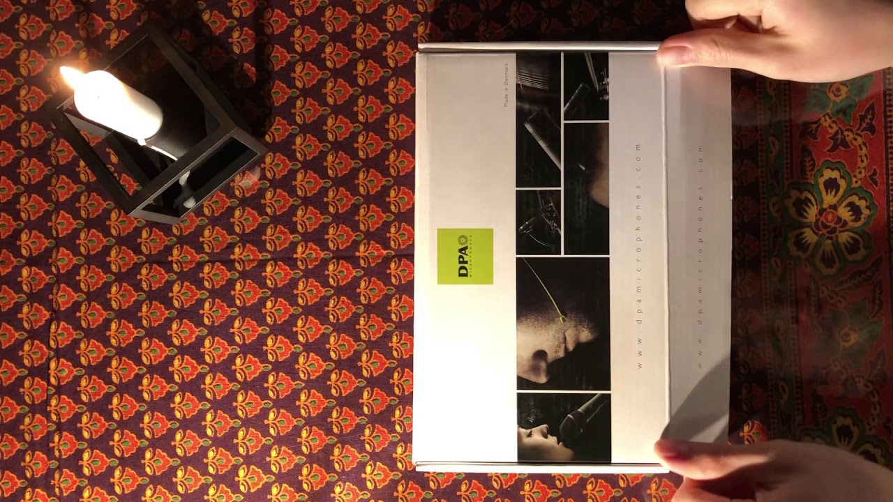 DPA 4060 Omnidirectional Microphone Hi-Sens unboxing - YouTube