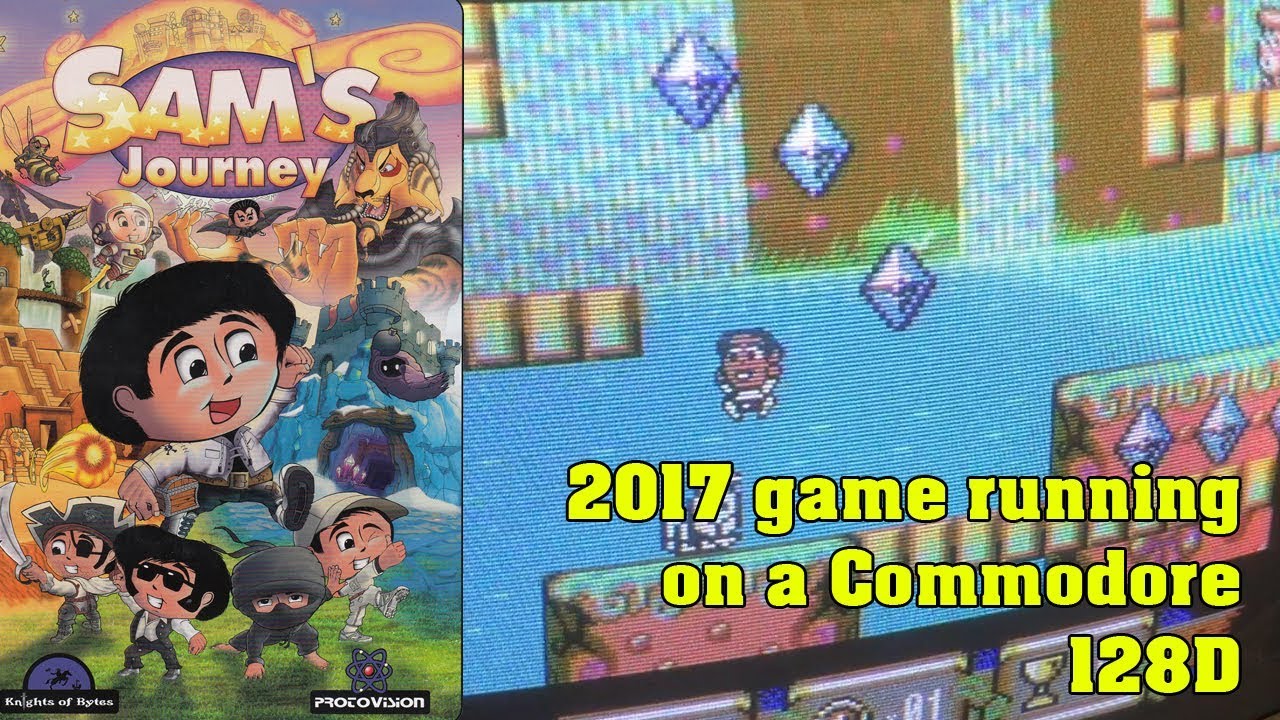 Sam's Journey for Commodore 64 (cartridge running on 128D) - YouTube