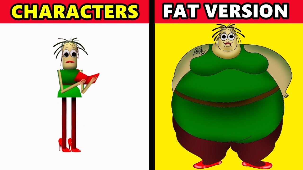 Baldina's Basics CHARACTERS SUPER FAT VERSION - YouTube