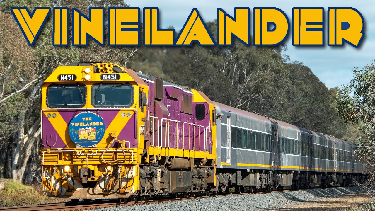 First Passenger Train on the Ararat-Maryborough Line (707 Operations ...