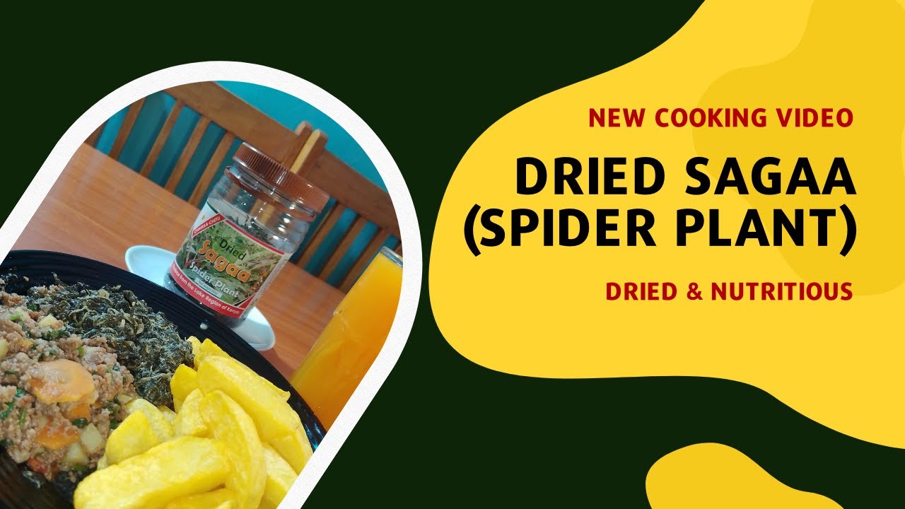 How to cook Dried African Indigenous Vegetables - Dried Sagaa (Spider ...