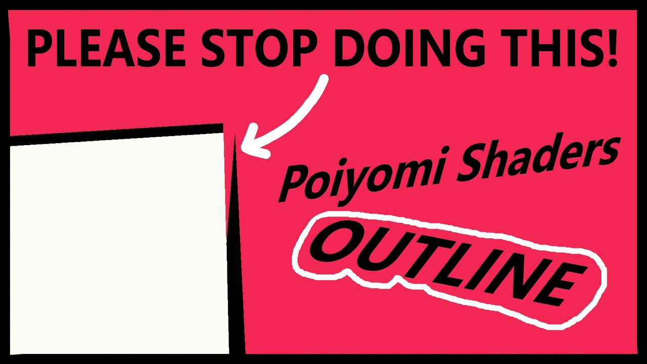 How to improve your Poiyomi Outline - YouTube