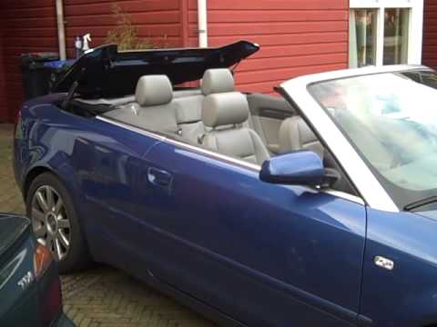 Smarttop module Audi A4 Cabrio - YouTube