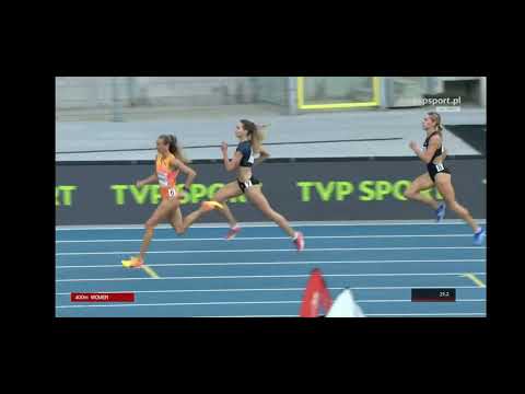 70 Memoriał Janusza Kusocińskiego 400m Kobiet bieg 2