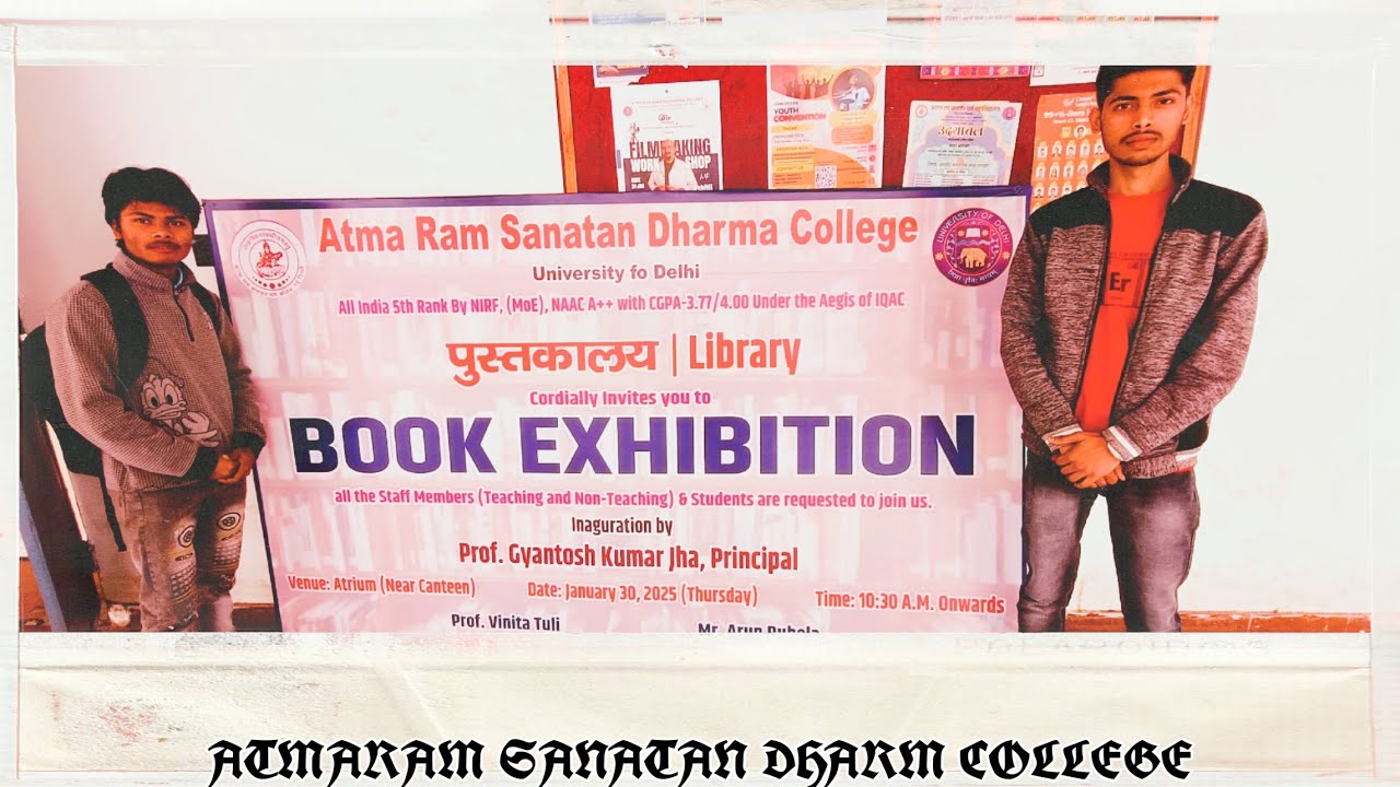 ATMARAM SANATAN DHARMA COLLEGE BOOK FAIR | ARSD COLLEGE BOOK FAIR| DU ...